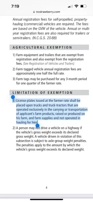 Farm Use Tag | North Carolina Hunting and Fishing Forums